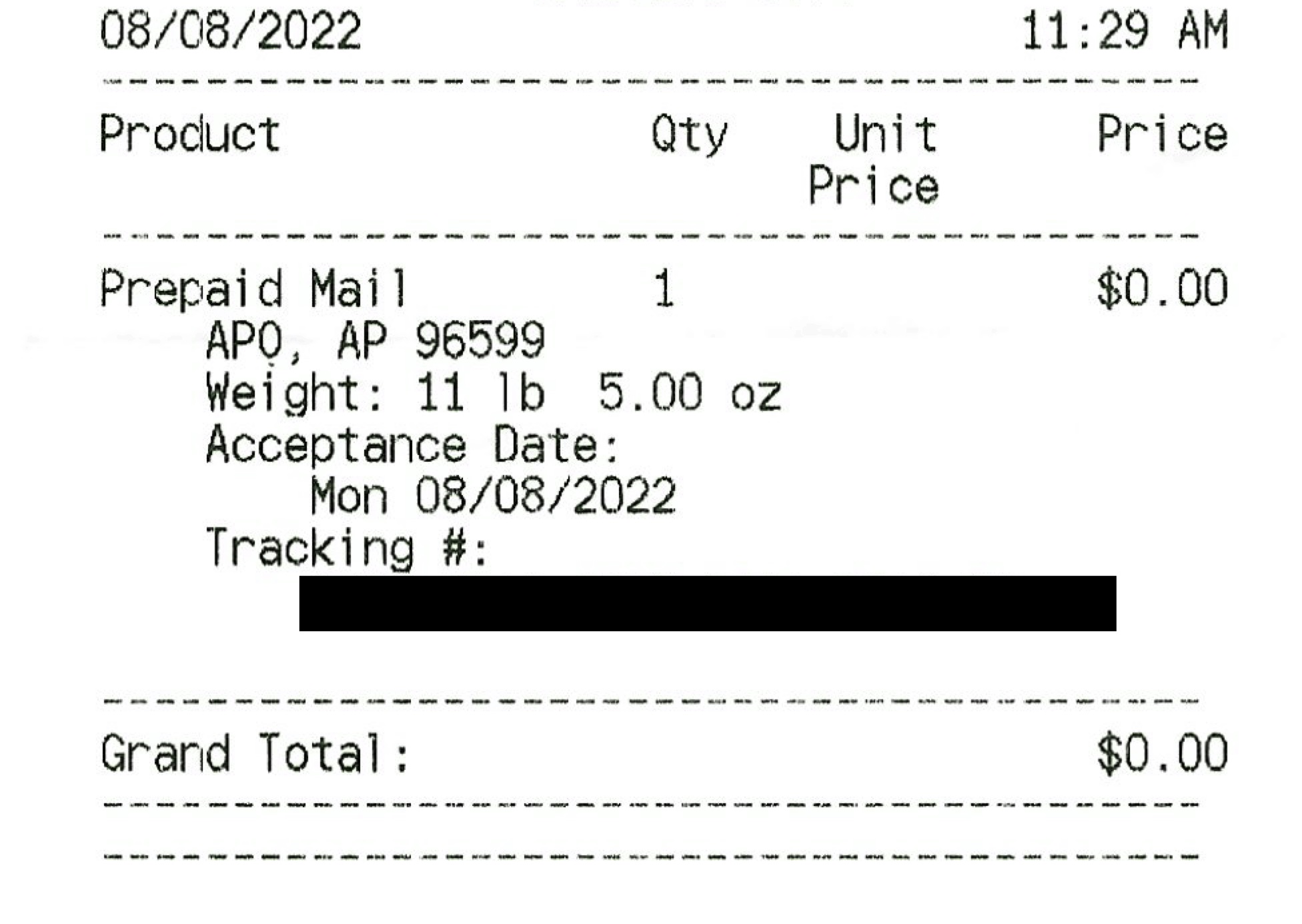 McMurdo Postal Mail